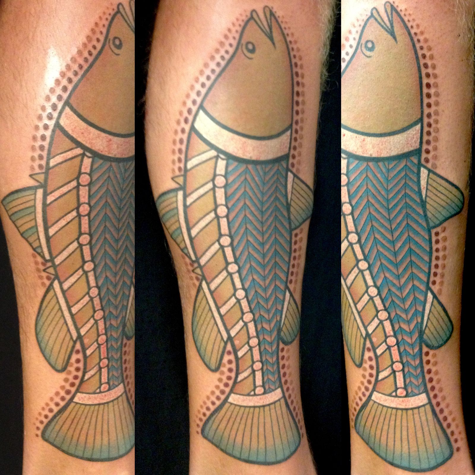 Australian Aboriginal style tattoos