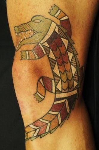 Australian Aboriginal style tattoos