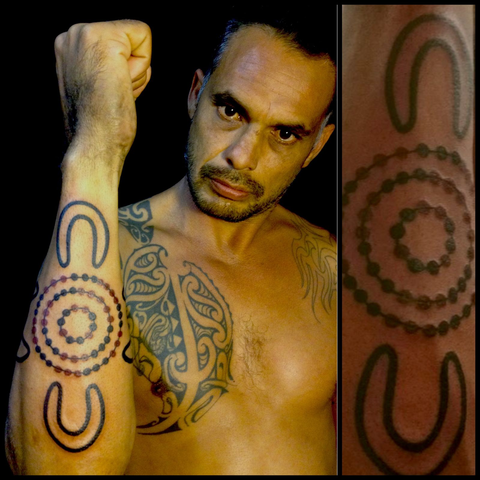 Australian Aboriginal style tattoos