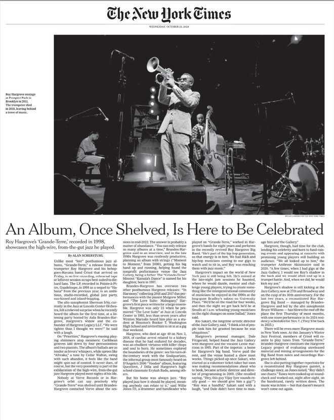 Roy Hargrove Legacy - Grande-Terre