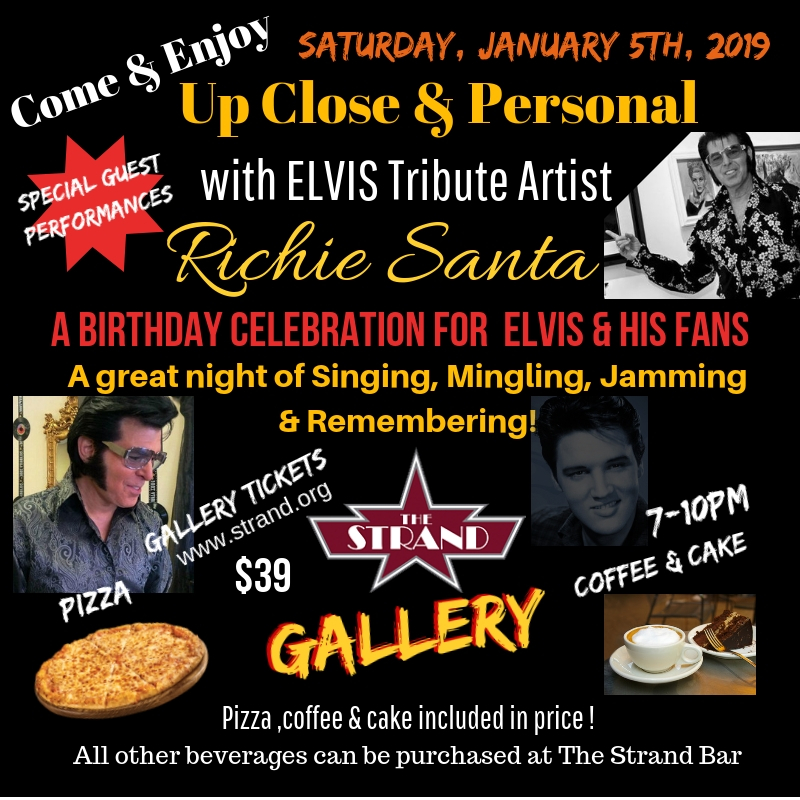 Richie Santa "A Tribute To The King" - Schedule/Daily News