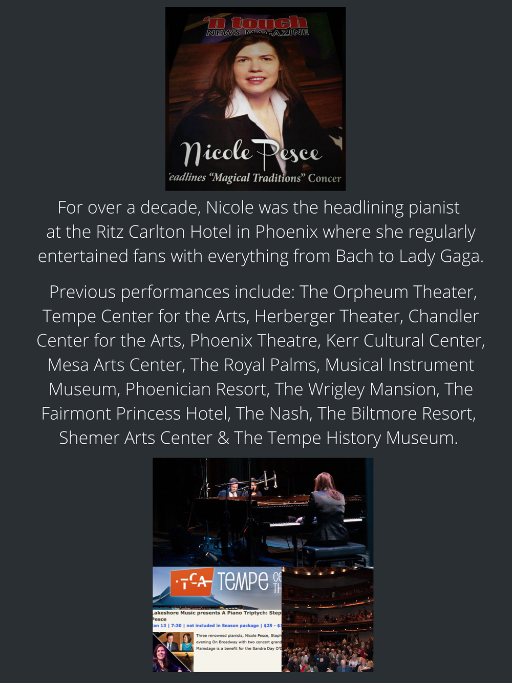 Nicole Pesce - Biography