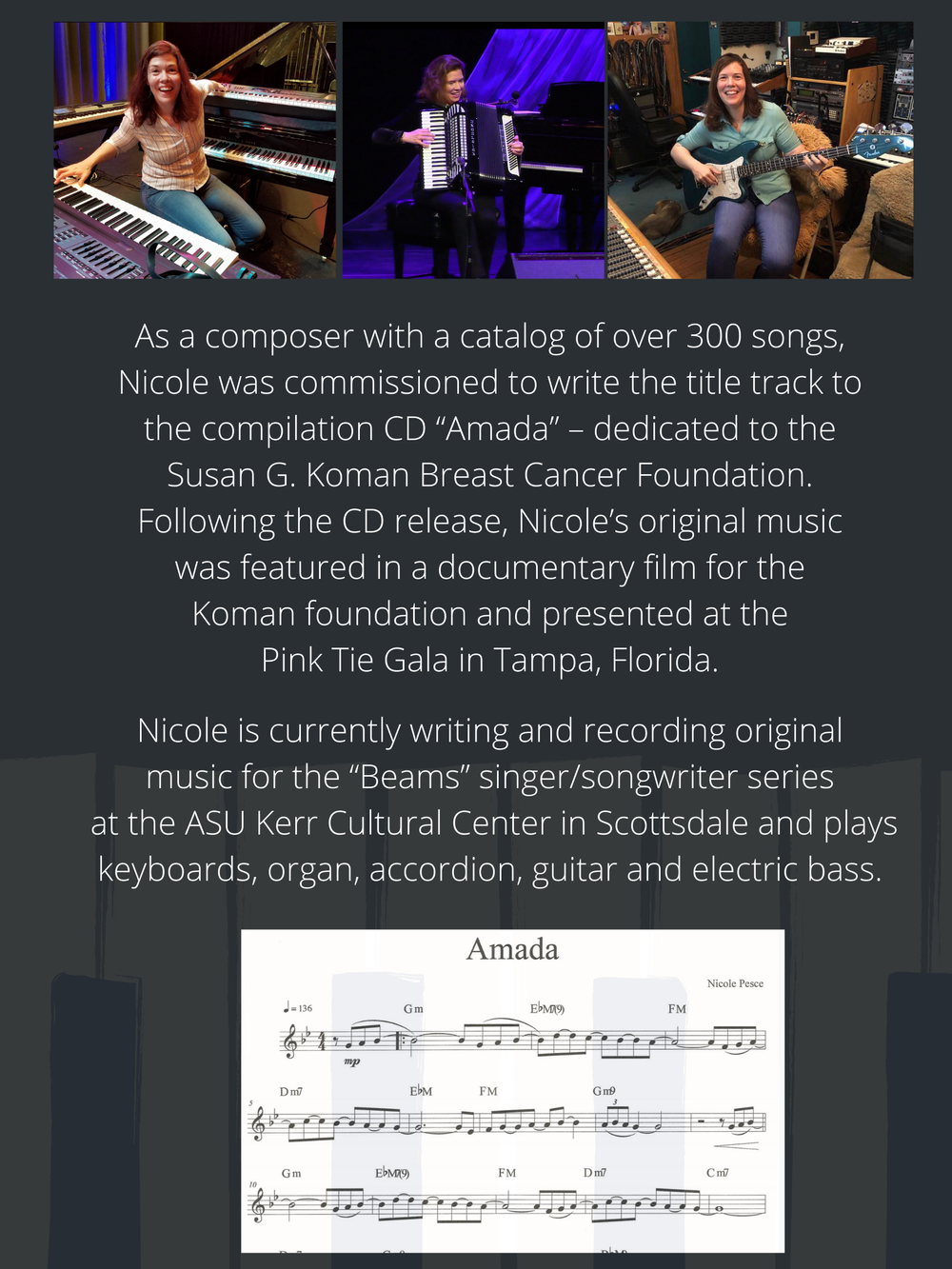 Nicole Pesce - Biography