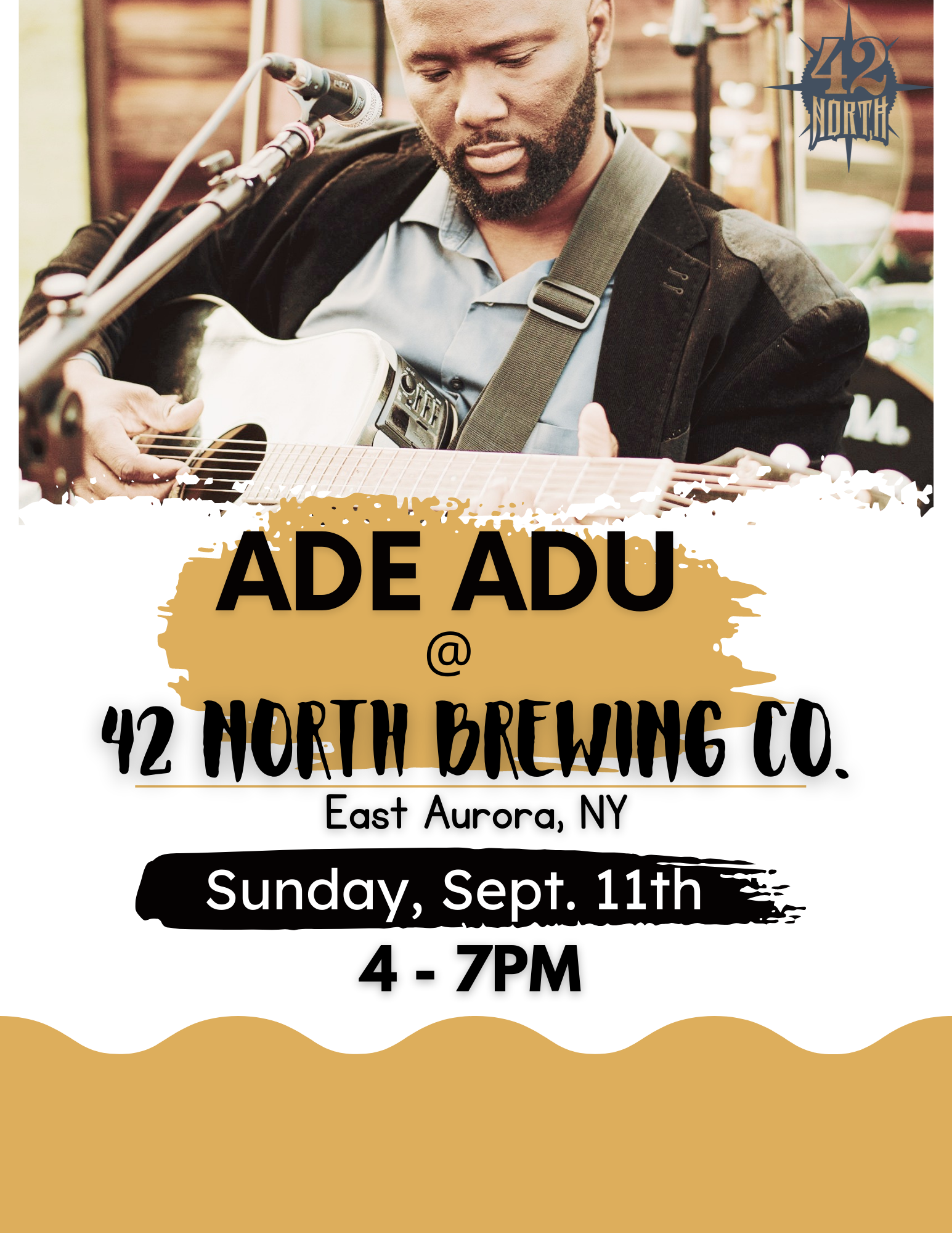 Ade Adu Live @ 42 North Brewing Co. @ 42 North Brewing Company - Sep 11 ...