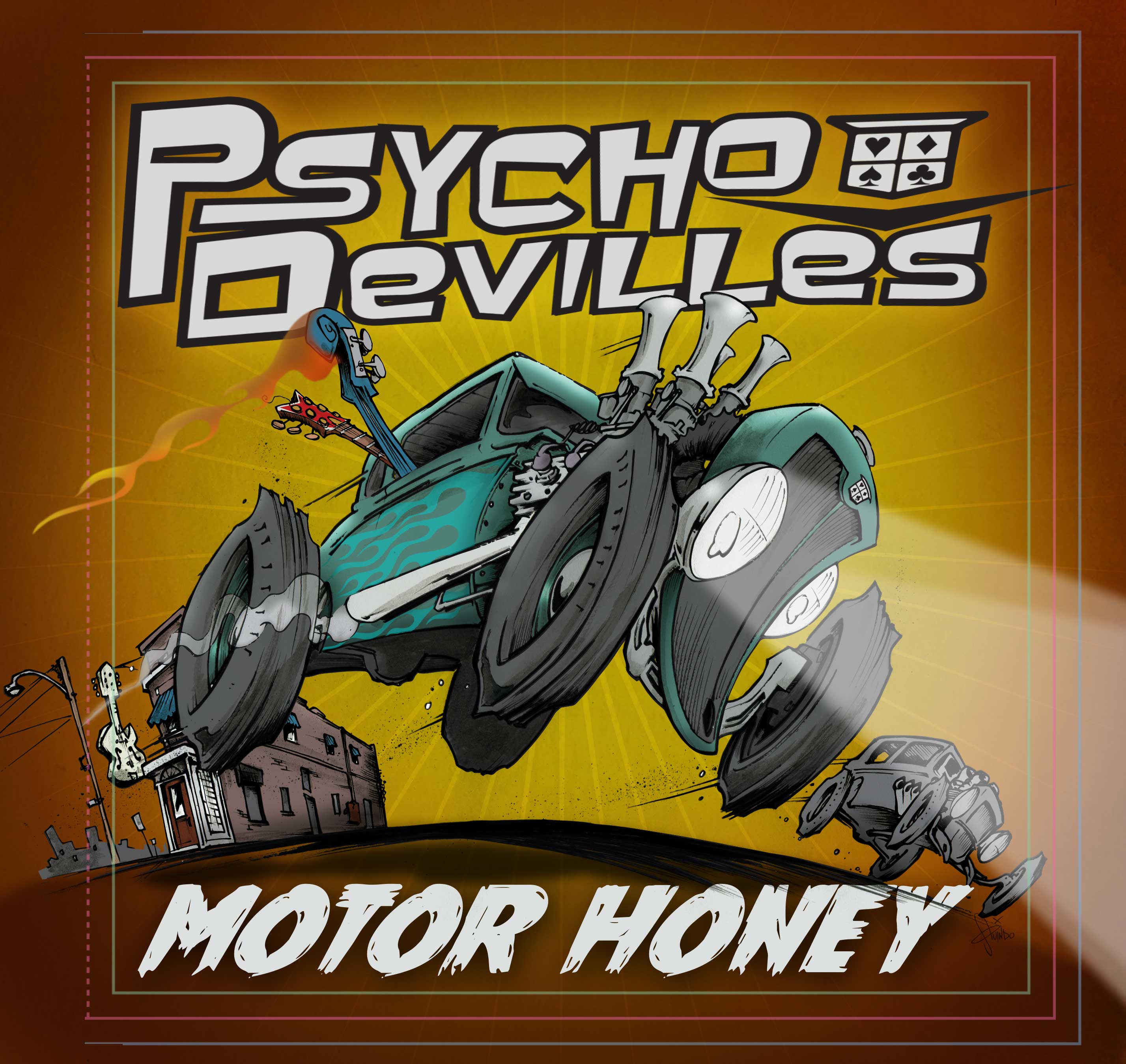 Motor Honey CD Hot Rod Walt and the Psycho DeVilles