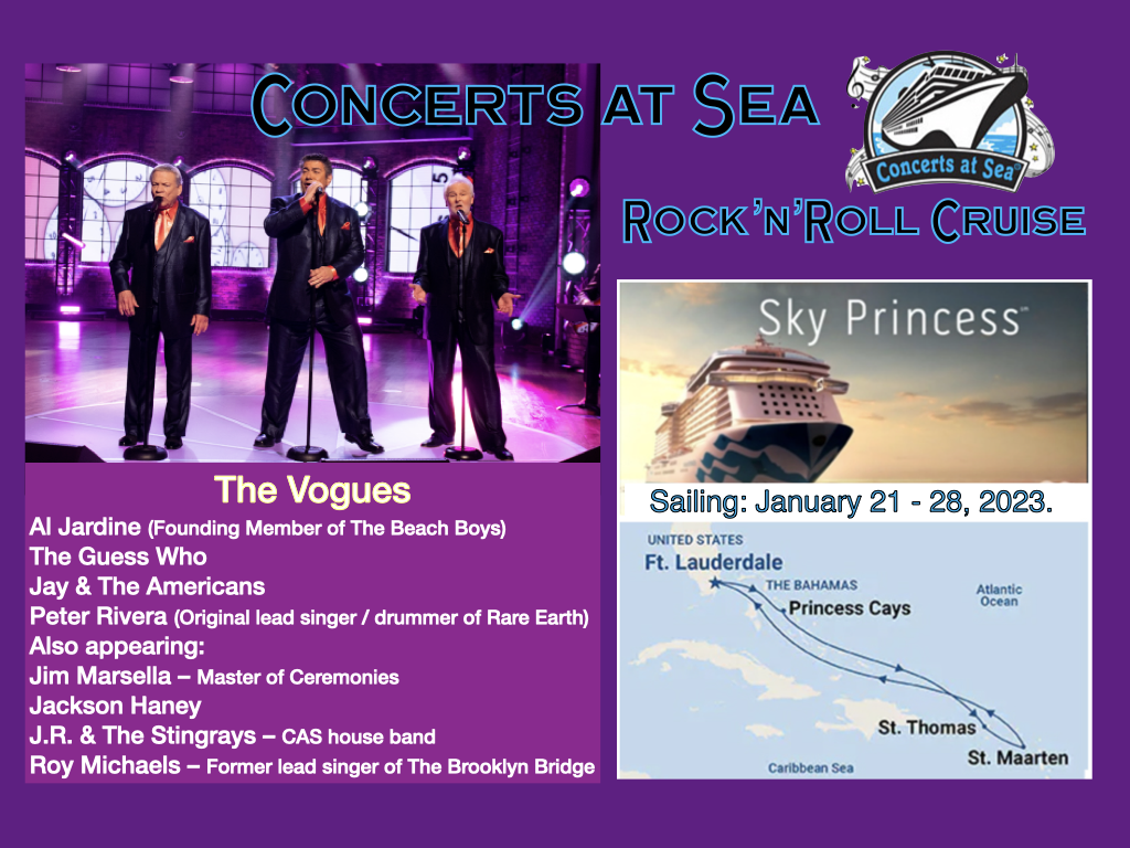 CONCERTS at SEA Cruise with The Vogues
