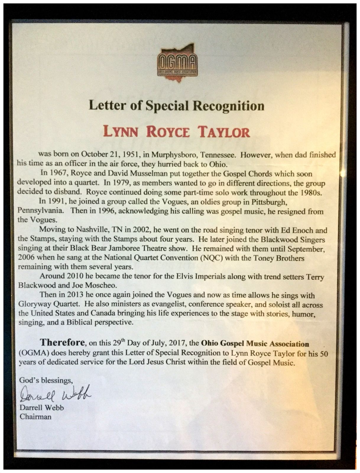 Lynn Royce Taylor - About Royce