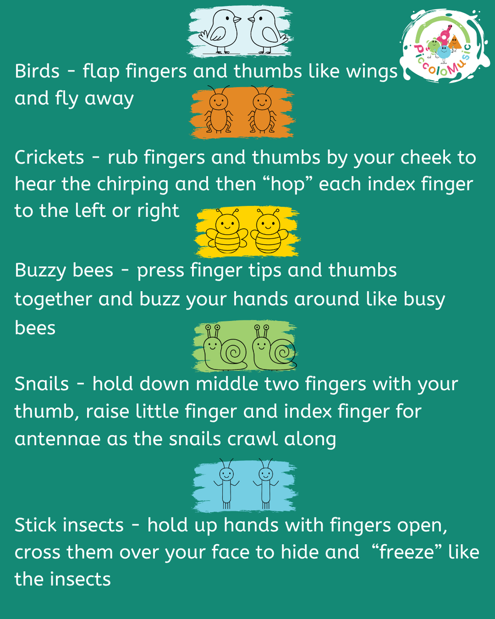 Sing with Piccolo - Two Little Dickie Birds