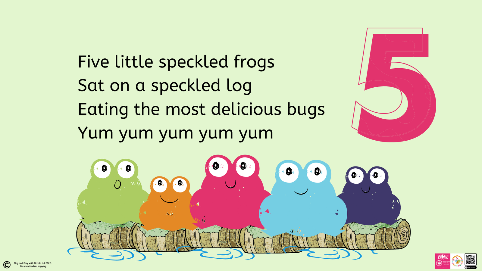 Five Little Speckled Frogs