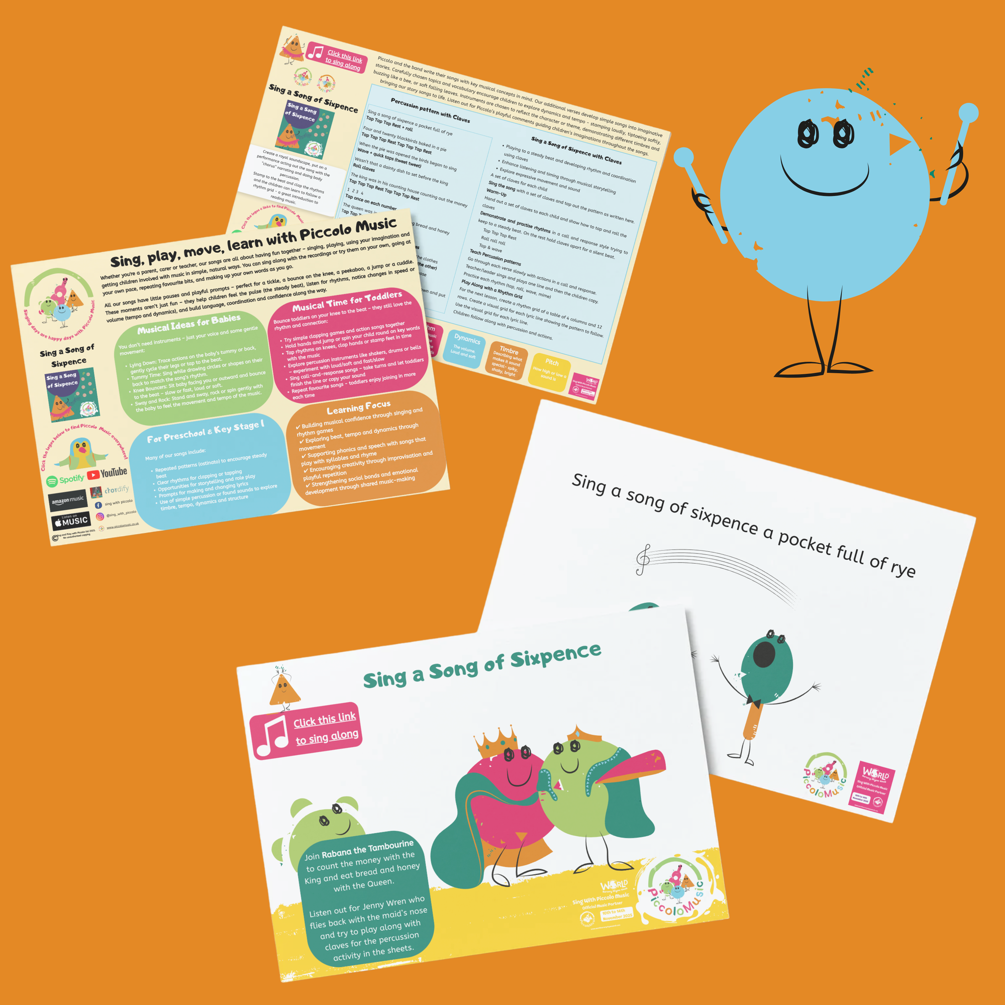 Sing with Piccolo - Sing a Song of Sixpence