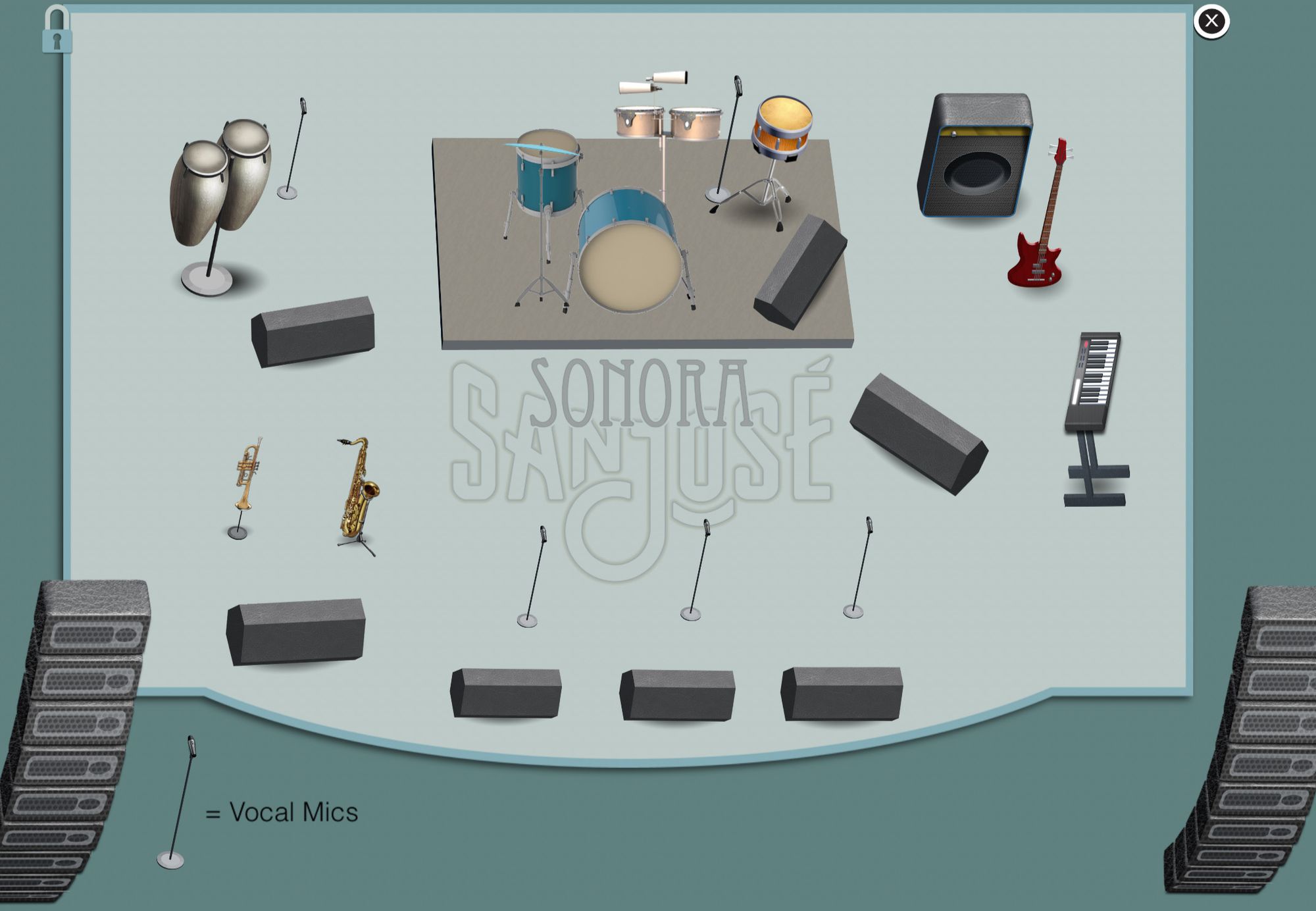 Sonora San Jose - Stage Plot