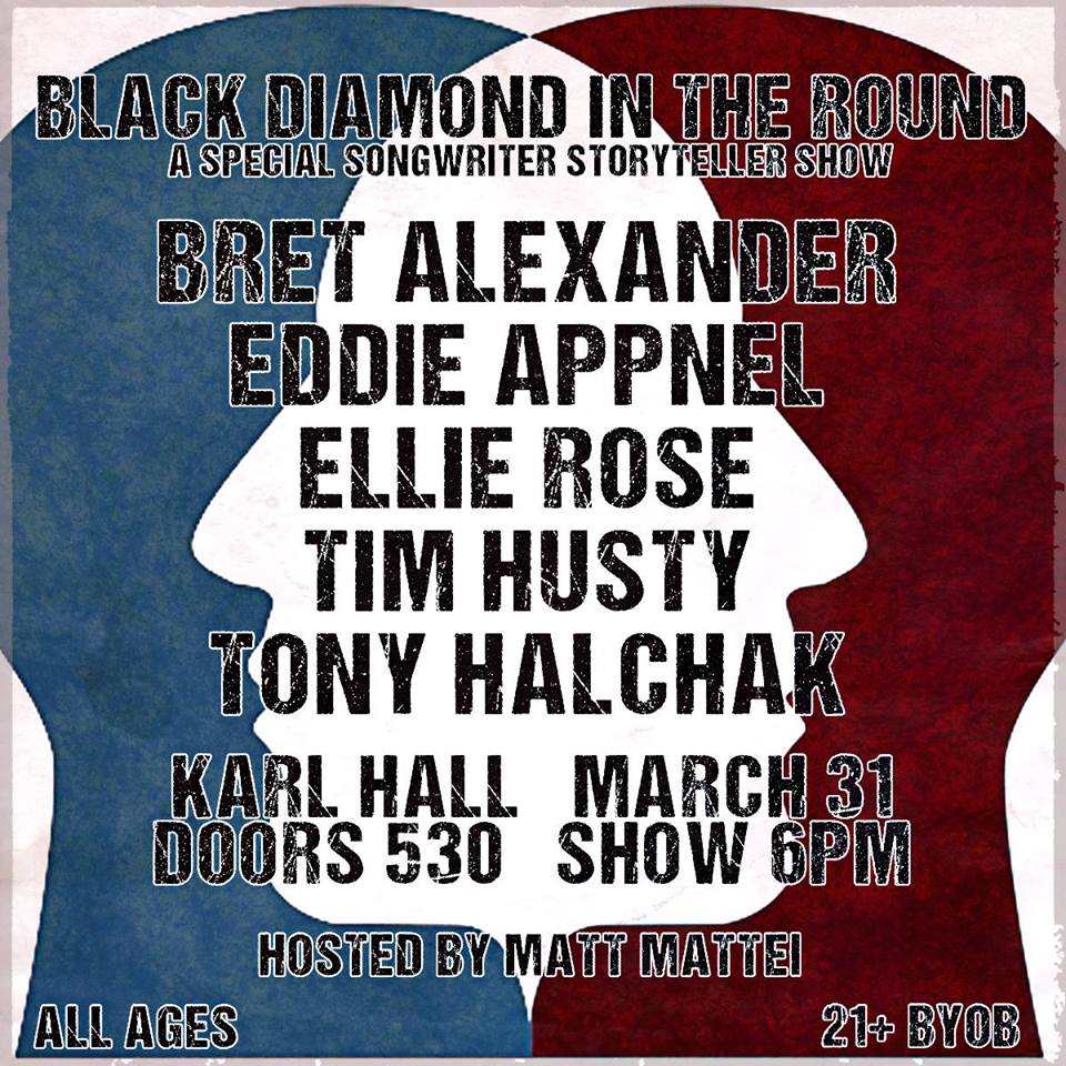 Songwriter Show @ Karl Hall (3/31/19) 5:30PM