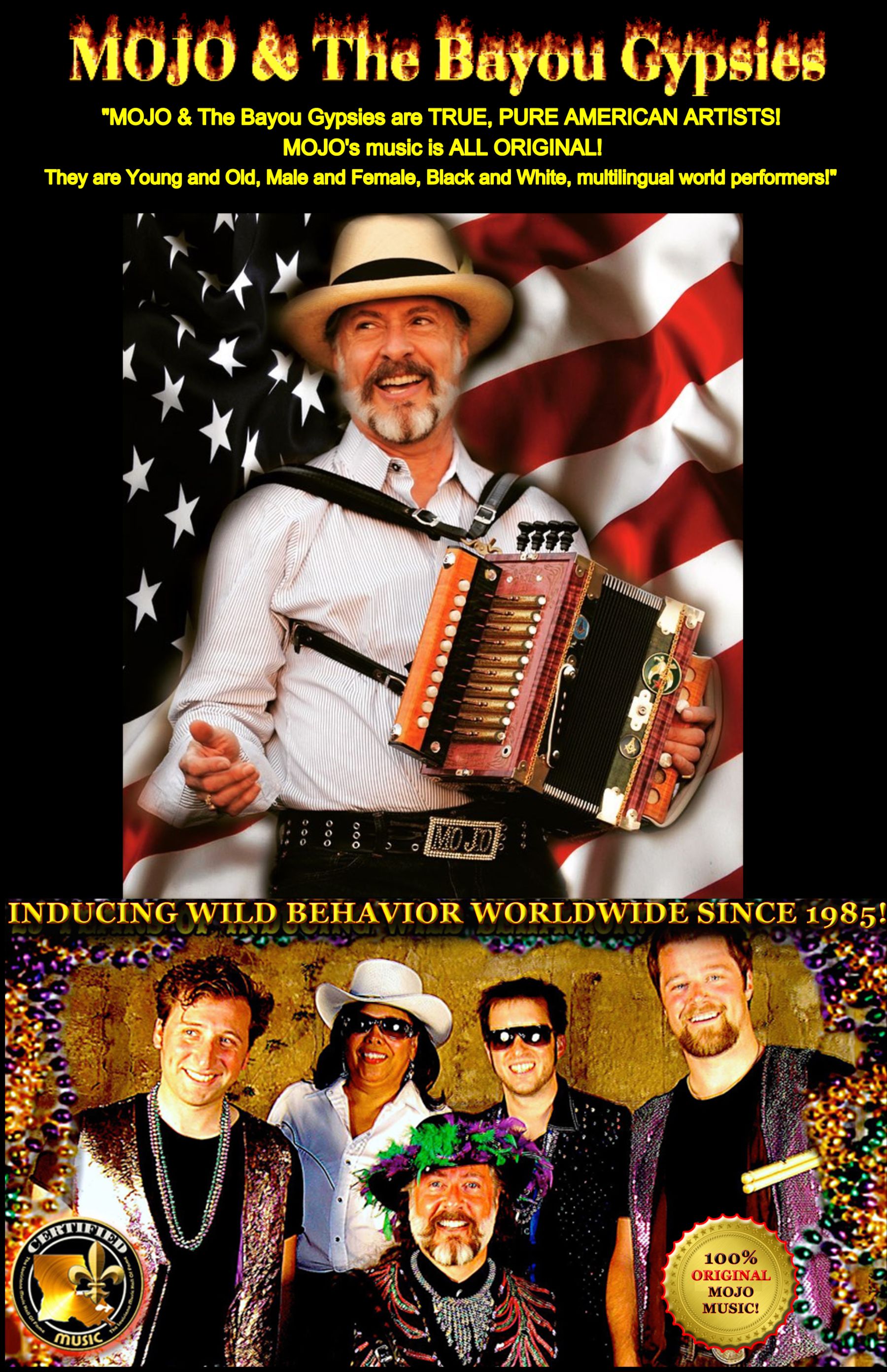 MOJO & The Bayou Gypsies - Review MOJO TECH RIDERS