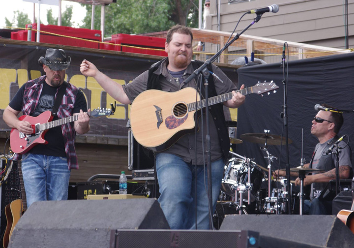 On the Main Stage at the Sturgis Motorcycle Rally