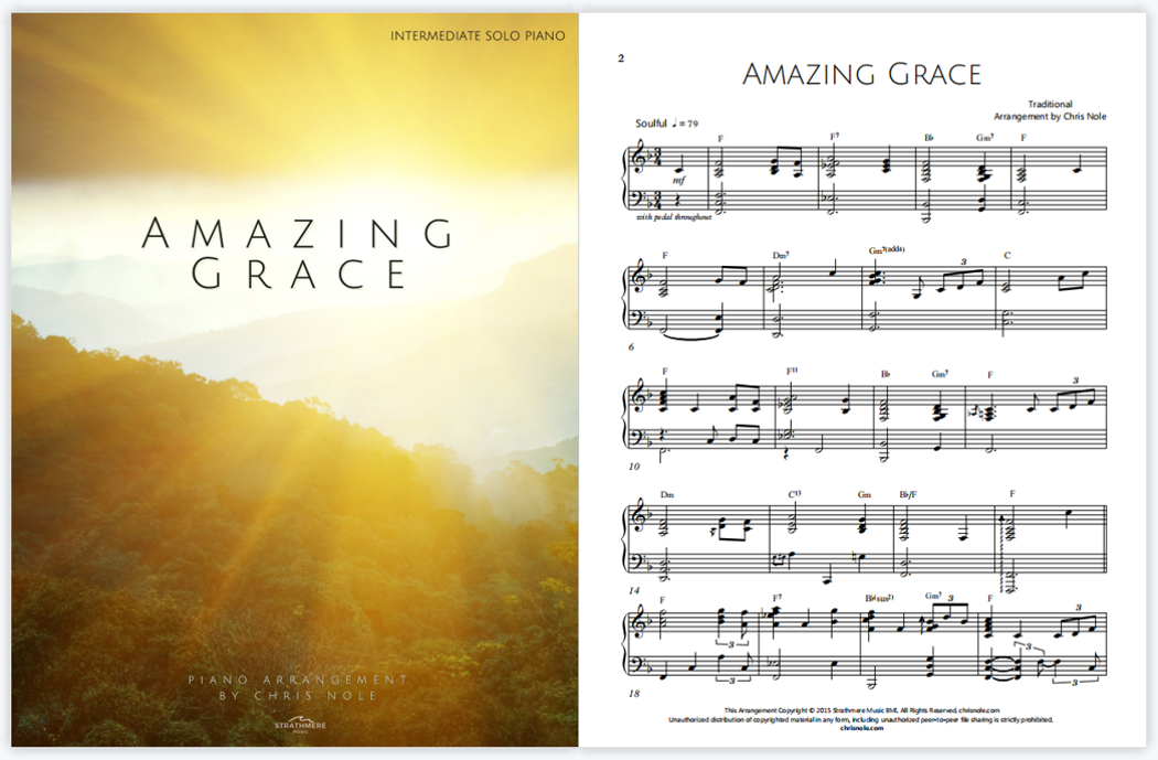 Amazing Grace Sheet Music With Lyrics
