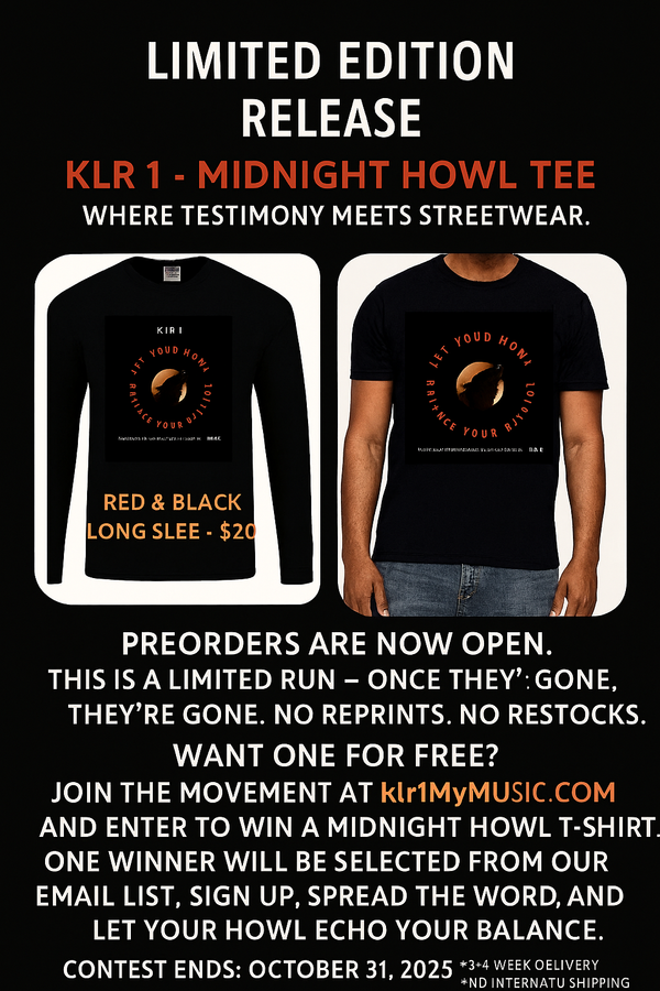 The Limited-edition Midnight Howl Dual Pack T-shirt - KLR 1