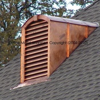 THE METAL SHOPPE | Decorative Custom Copper or Steel Dormer Vents