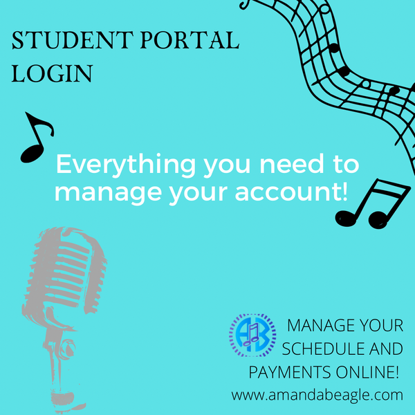 Amanda Beagle Vocal Studio - Student Portal