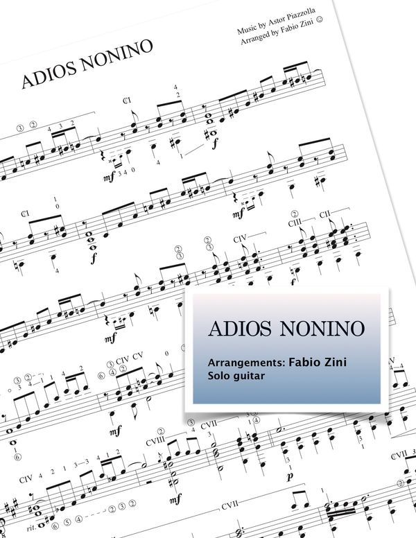 Fabio Zini - Music Sheets