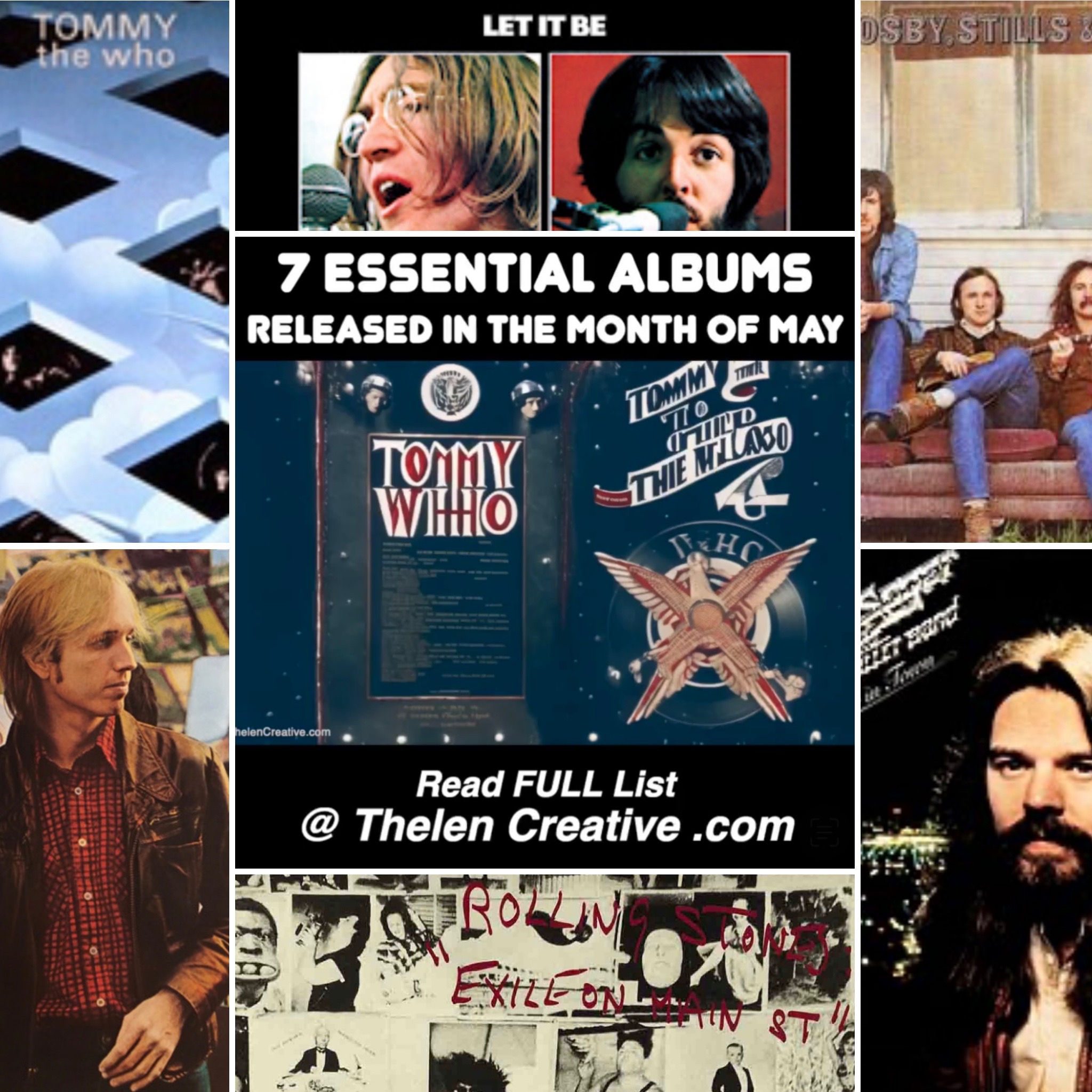7 Essential Classic Rock Albums 🌷 Released in the Month of May
