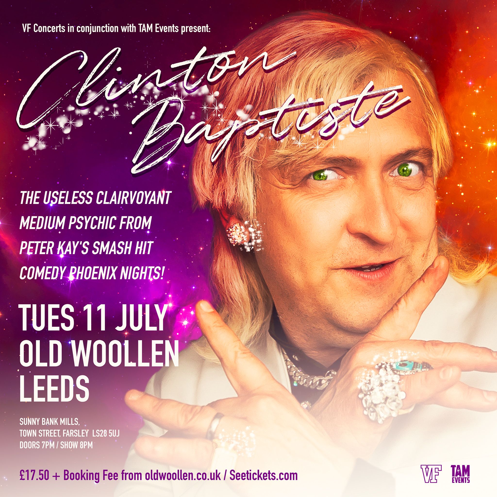 Clinton Baptiste 11 July ***Sold Out*** @ The Old Woollen, Sunny Bank ...