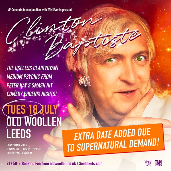 Clinton Baptiste - ***SOLD OUT *** @ The Old Woollen, Sunny Bank Mills ...