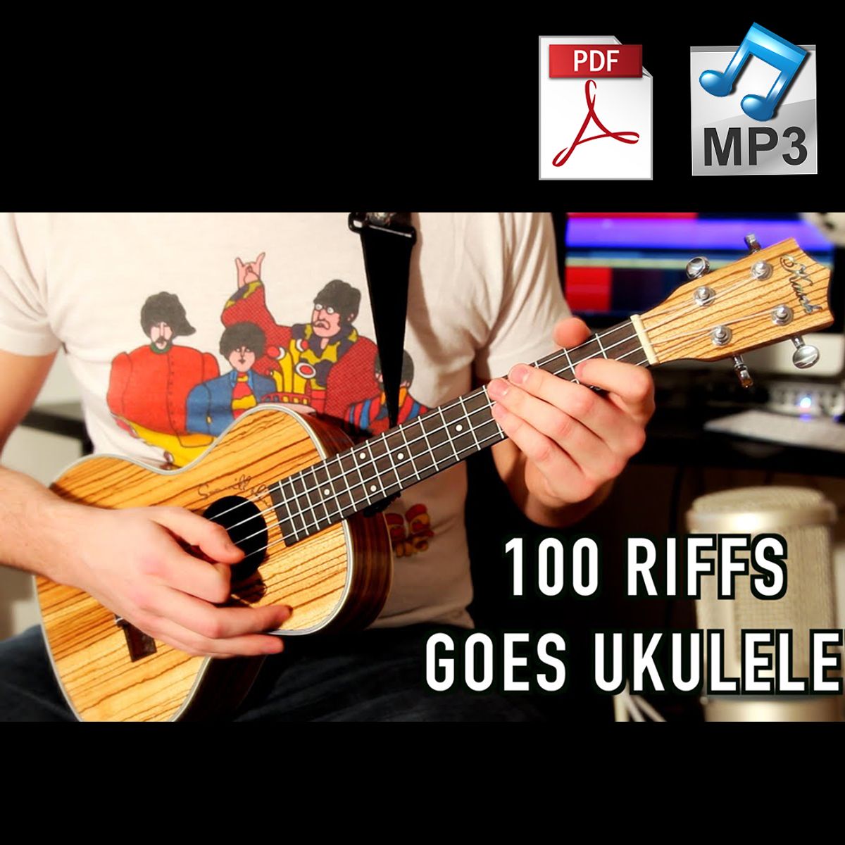 Learn 100 Classic Guitar Riffs on Ukulele – Easy Lessons for All Levels