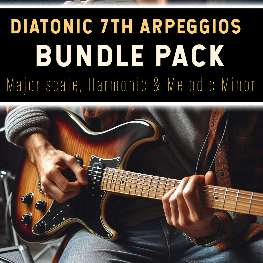 EPIC Diatonic Seventh Arpeggio Sweep Picking Bundle - Karl Golden Music Education