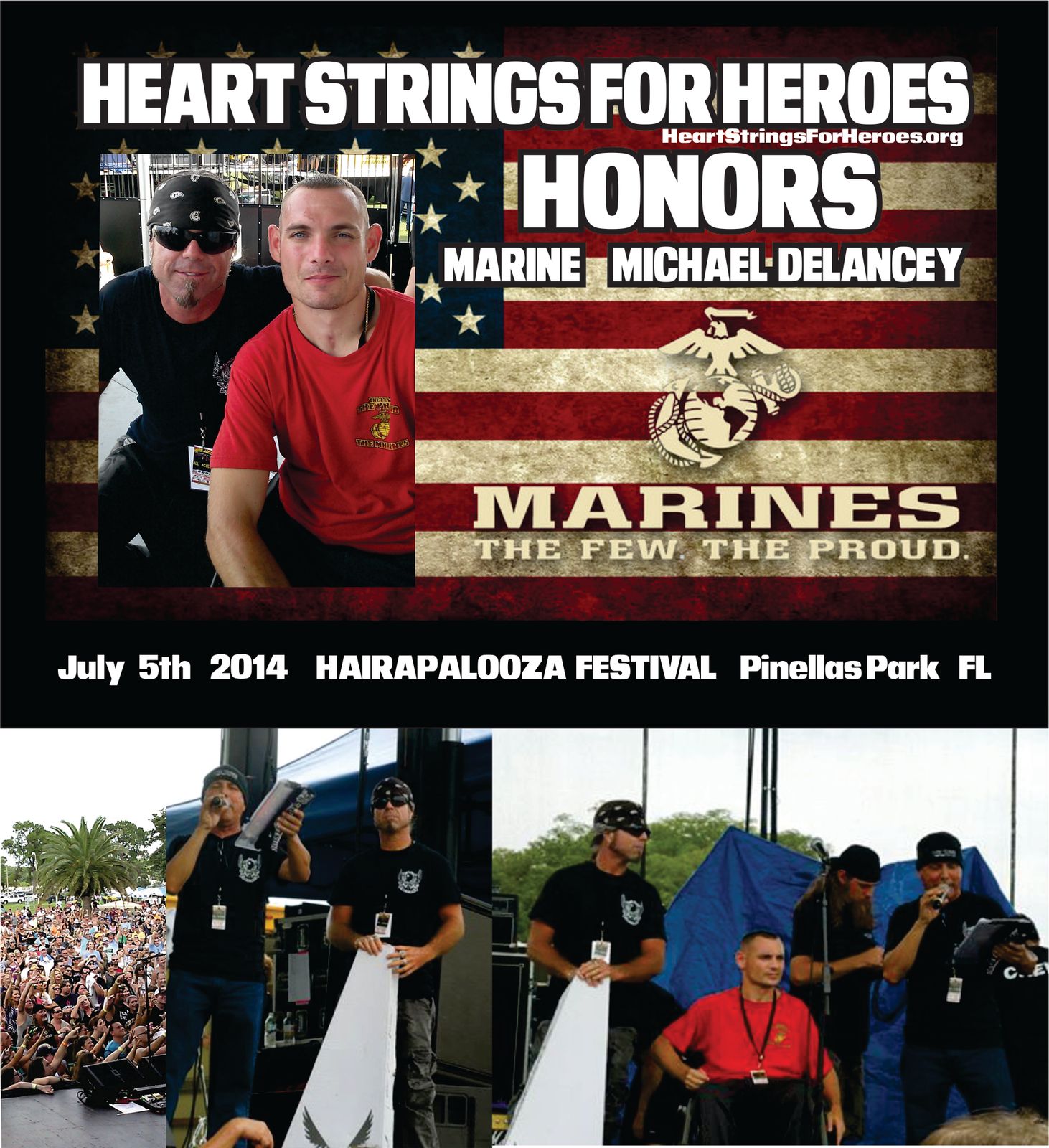 HEART STRINGS FOR HEROES - Photos