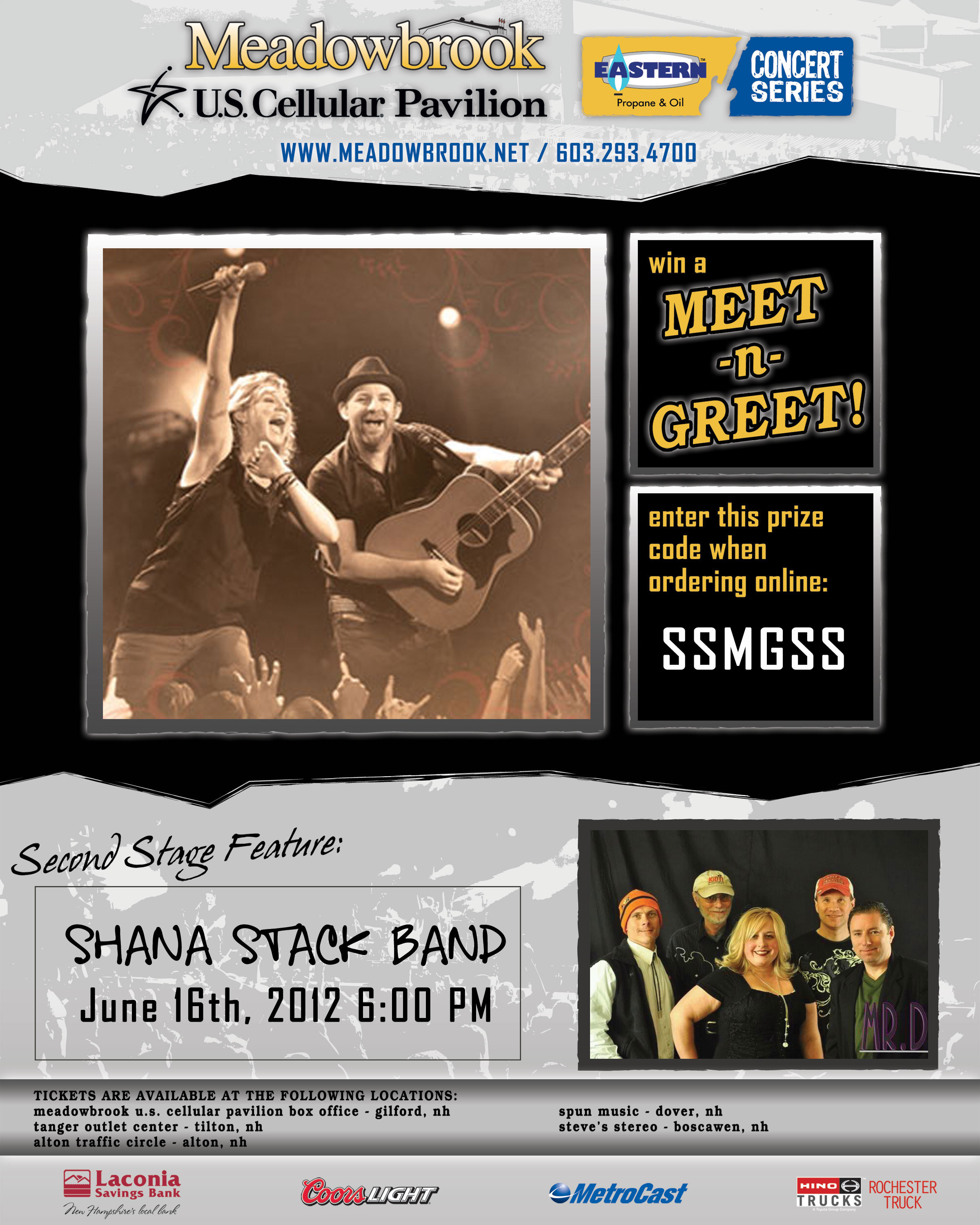 The Shana Stack Band to Open for Sugarland