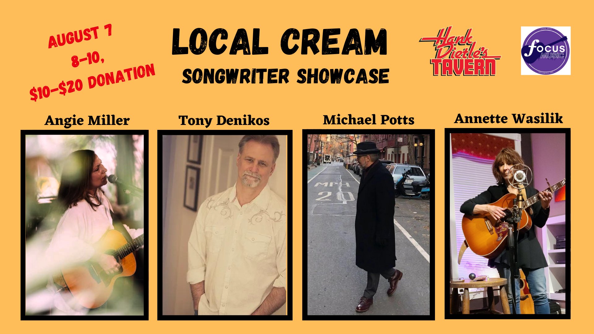 THIS Wednesday Local Cream and THIS Sunday Ronn McFarlane!!!