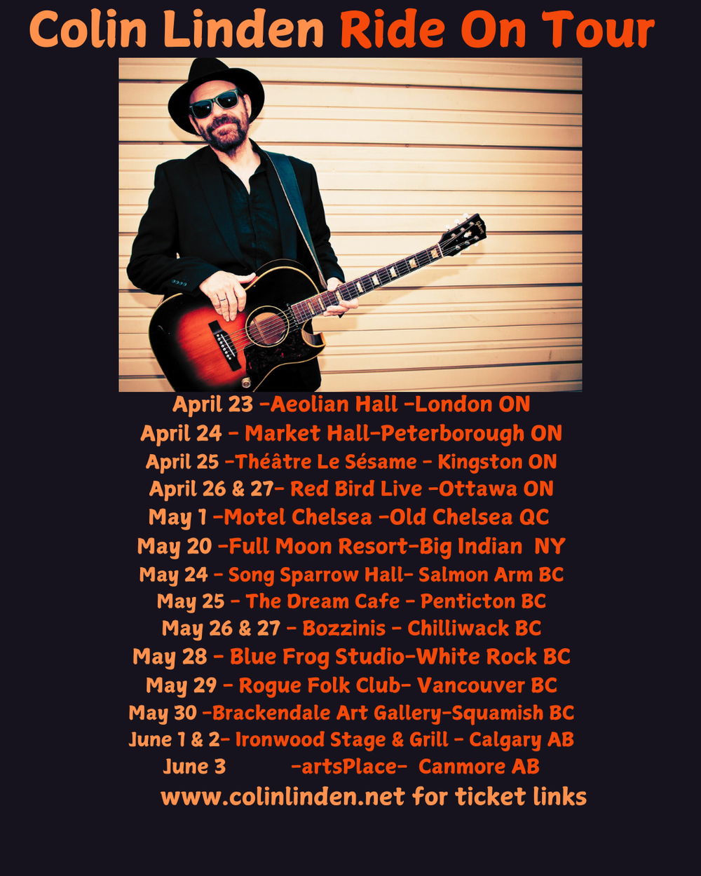 Colin Linden - Shows