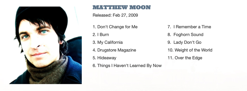 Matthew Moon - Music