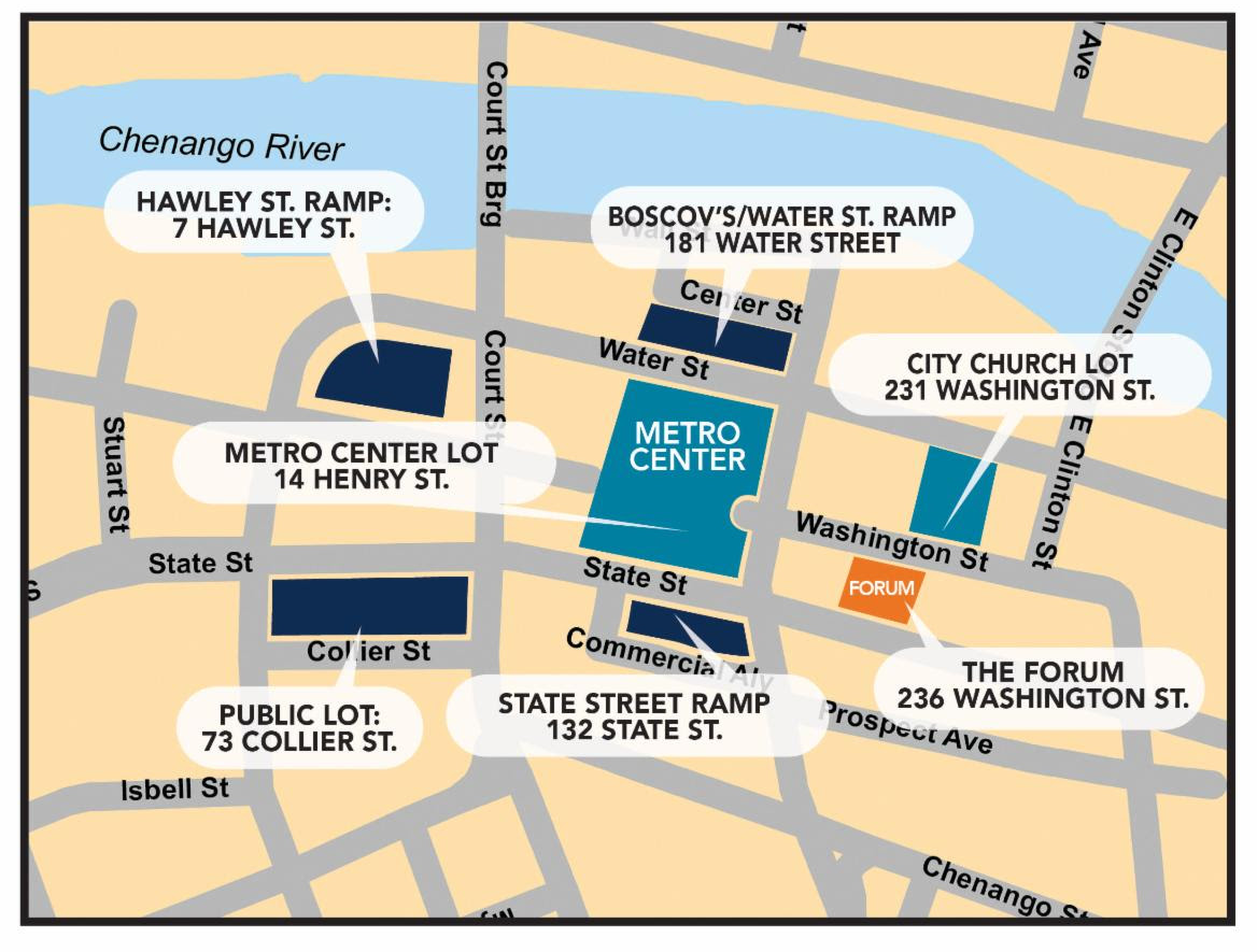 Binghamton Philharmonic Orchestra - Parking / Transportation