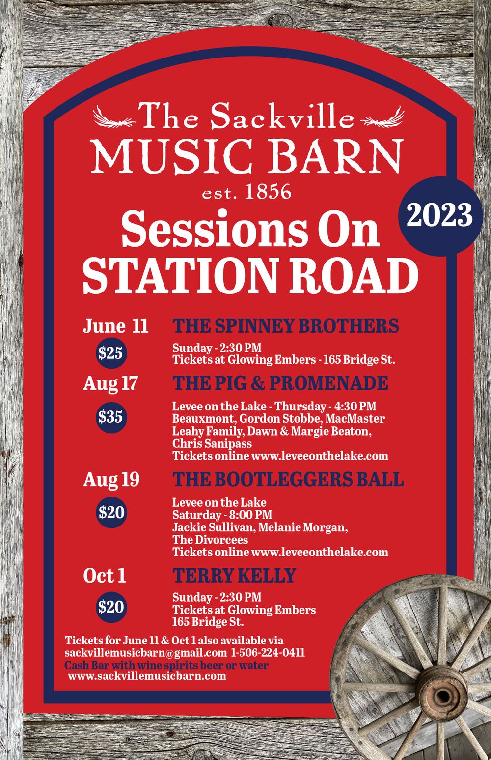 Sackville Music Barn - Music Events