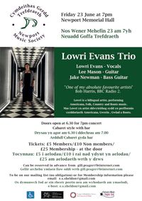 Lowri Evans - Shows