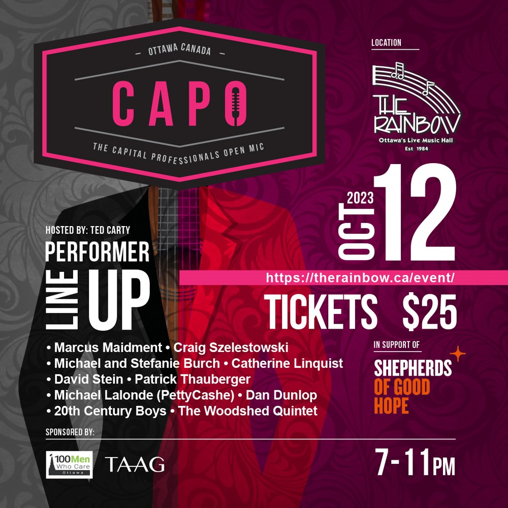 Capital Professionals Open Mic (CAPO) @ Rainbow Bistro - Oct 12, 2023 ...