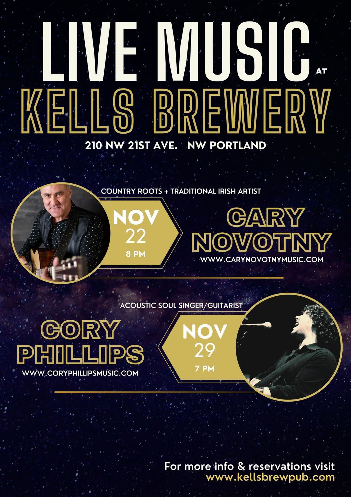 Cory Phillips - TOUR POSTERS