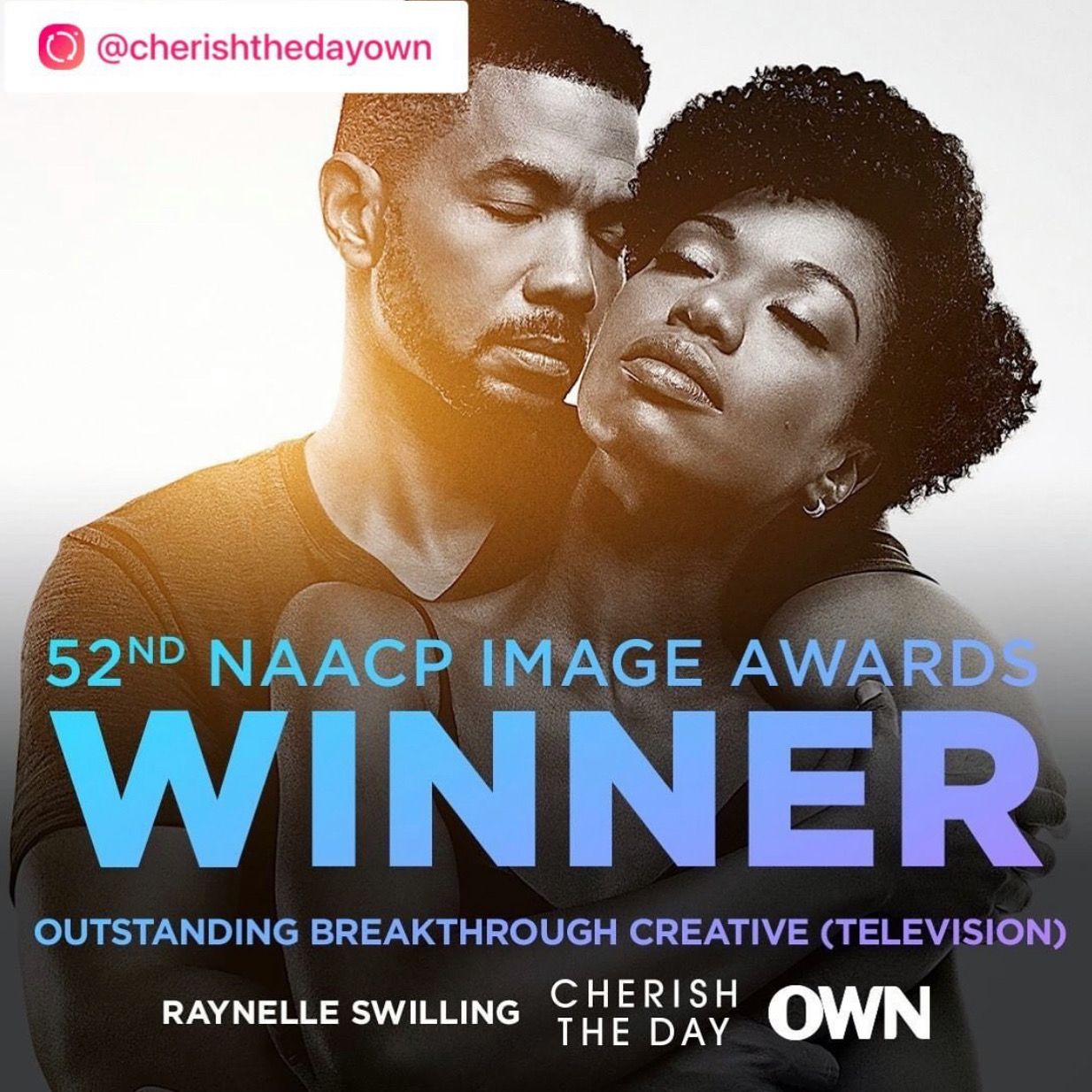 Congrats! Cherish The Day Writer Raynelle Swilling Wins NAACP Award!