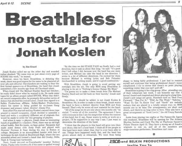 Jonah Koslen - Breathless "Complete"