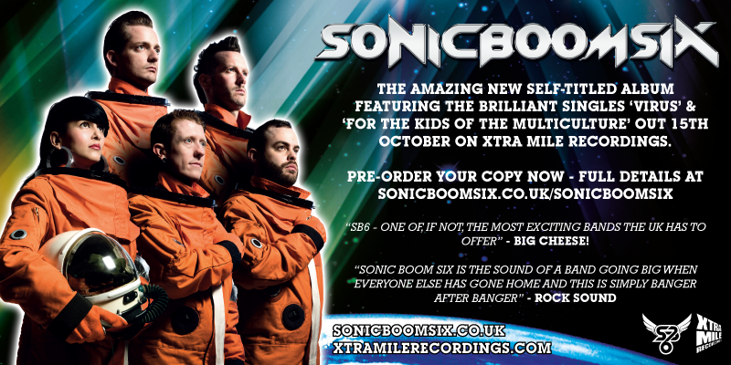 PRE-ORDER OUR NEW ALBUM 'SONIC BOOM SIX' TODAY!