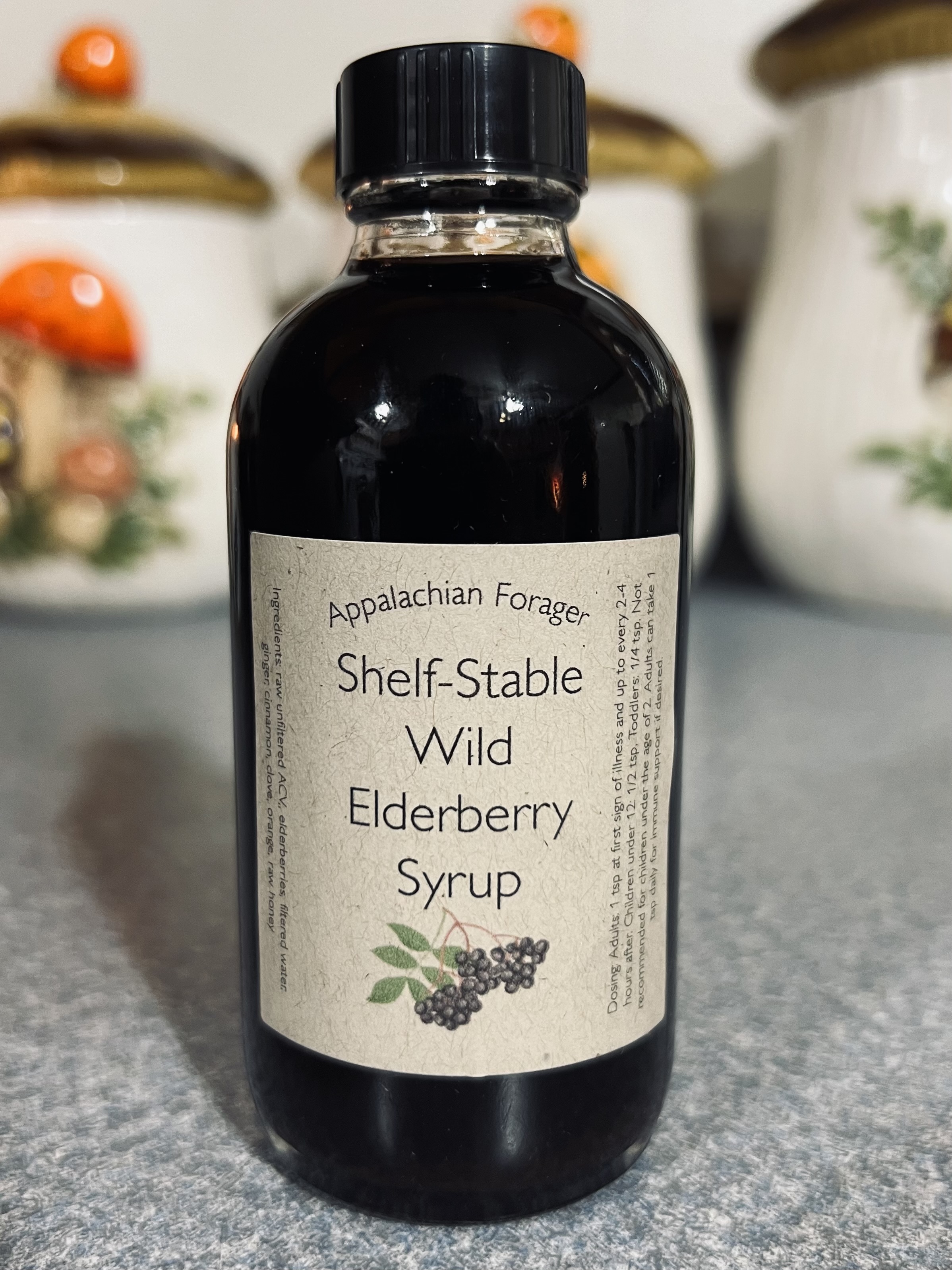 Shelf-Stable Elderberry Syrup - Appalachian Forager