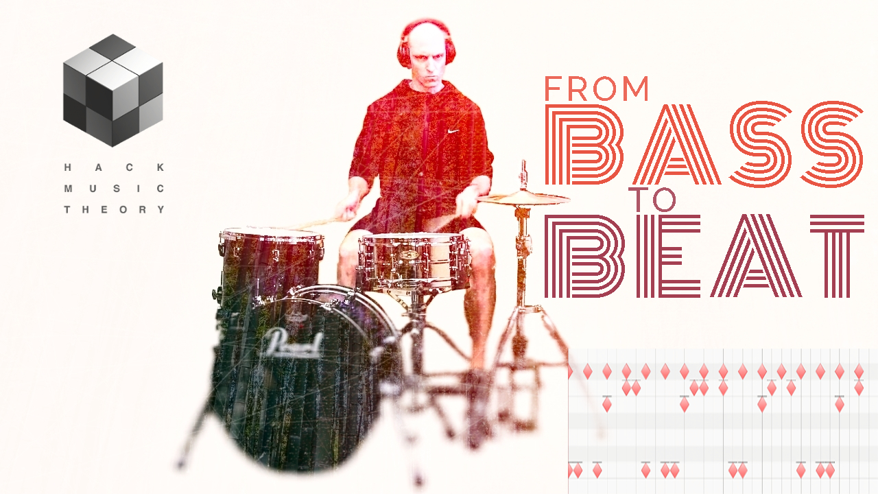 How to Program Drum Beats from Bass Lines (Lesson for MIDI Drums & Real ...