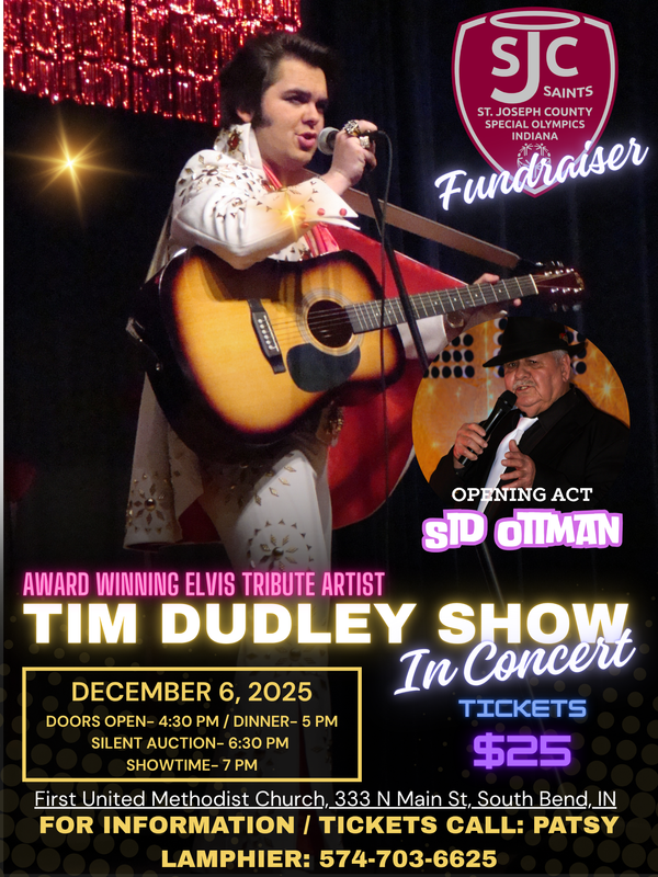 Tim Dudley Show (Elvis Tribute Artist) - Show Dates