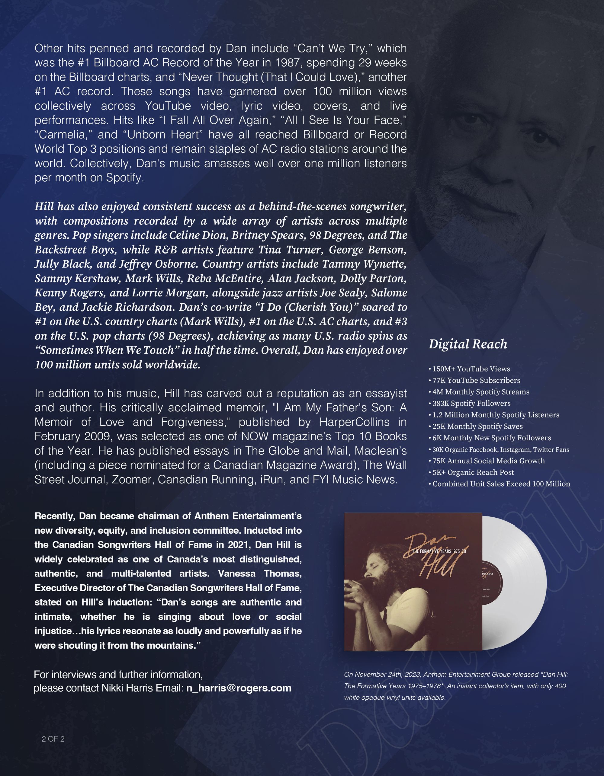 Dan Hill - Bio