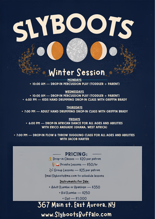 Take Out Menus and Events for East Aurora, NY-December 30 to January 10 ...