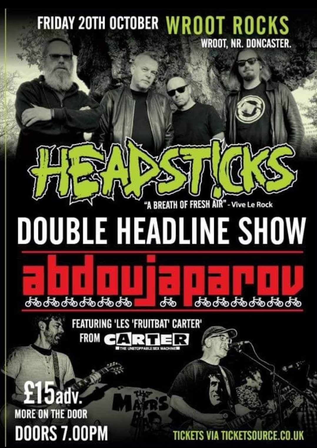 Double Header Tour With Headsticks