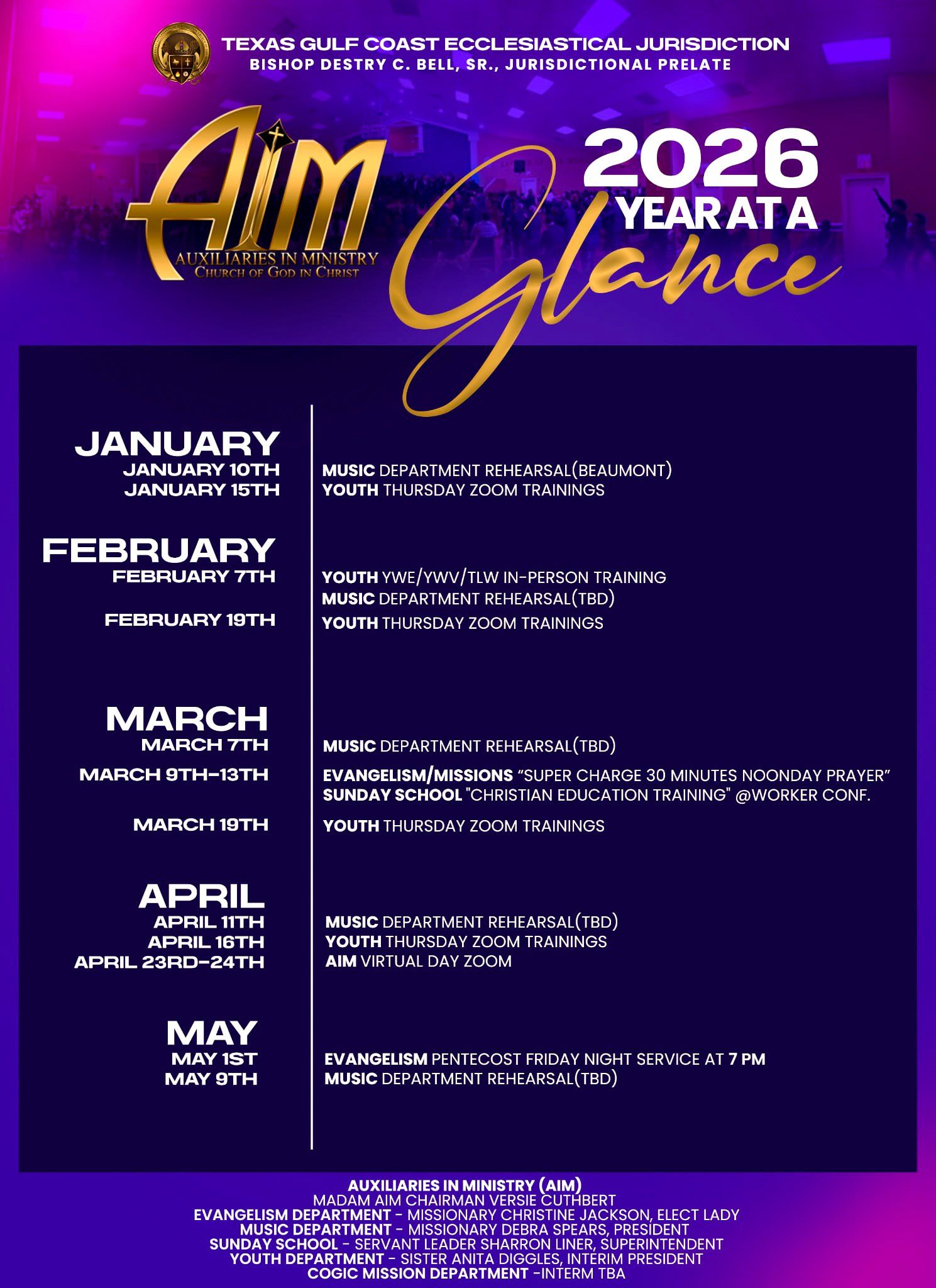 Texas Gulf Coast Ecclesiastical Jurisdiction - AIM