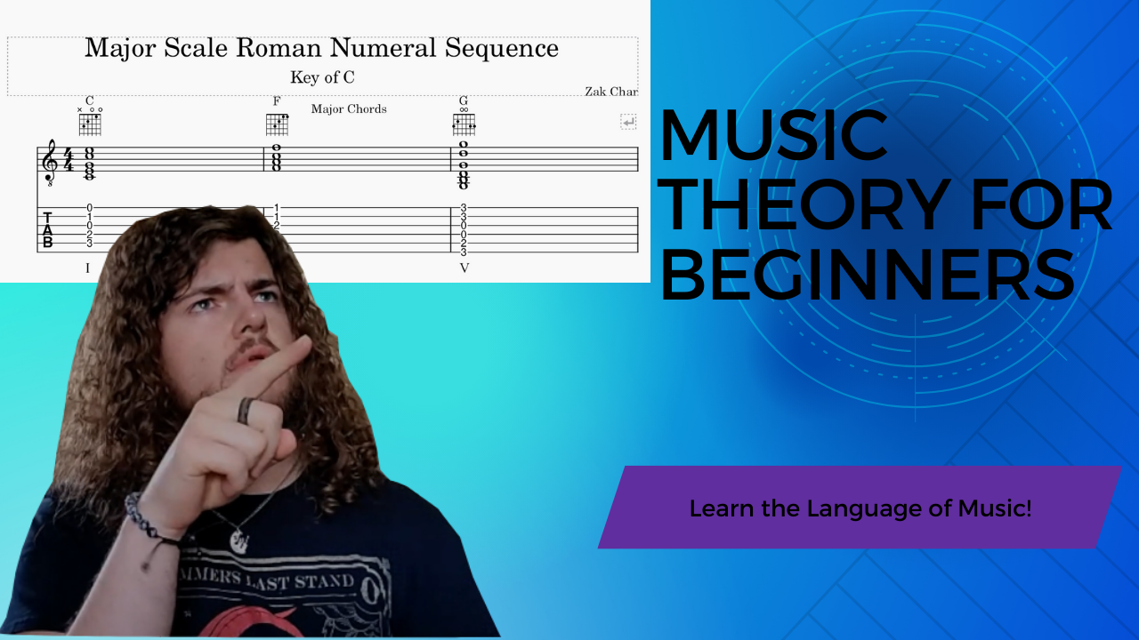 Music Theory for Beginners | Major Key Roman Numeral Sequence (with ...