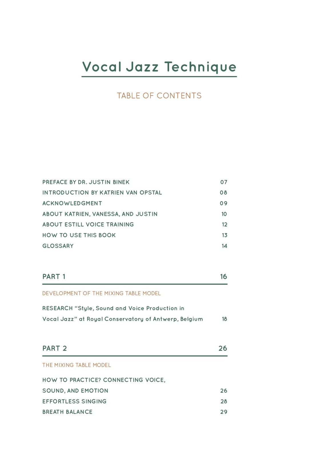 Katrien Van Opstal - Vocal Jazz Technique